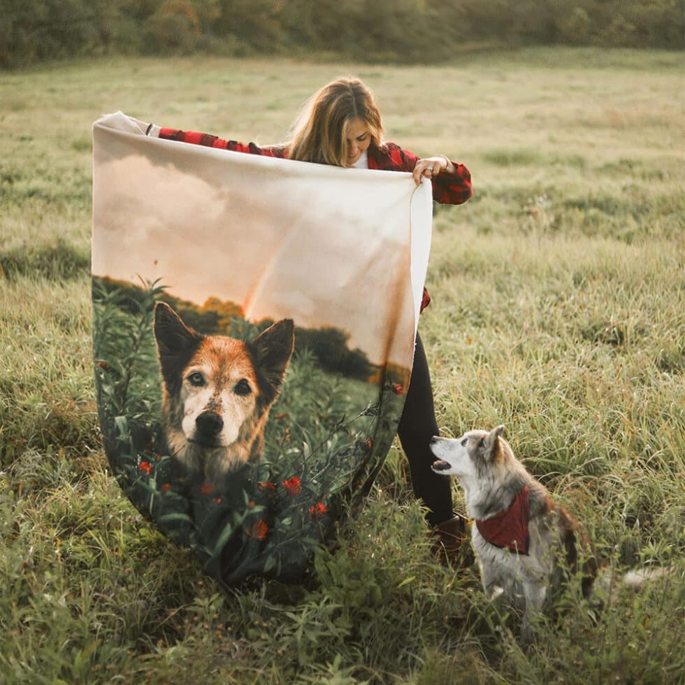 Print On Demand Custom Blankets (Fleece and Sherpa) | Sensaria